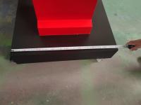 China Red Stainless Steel Outdoor Sculpture Metal Letter Sculptures for sale
