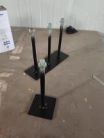 China Red Stainless Steel Outdoor Sculpture Metal Letter Sculptures for sale