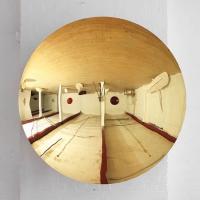 China OEM Stainless Steel Wall Art Sculpture Multi Color Wall Spheres Decor for sale