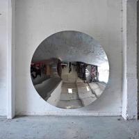 China OEM Stainless Steel Wall Art Sculpture Multi Color Wall Spheres Decor for sale
