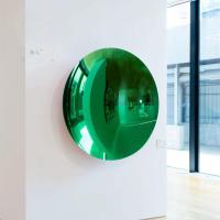China OEM Stainless Steel Wall Art Sculpture Multi Color Wall Spheres Decor for sale