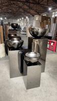 China Indoor / Outdoor Stainless Steel Water Feature OEM Water Feature Sculpture for sale