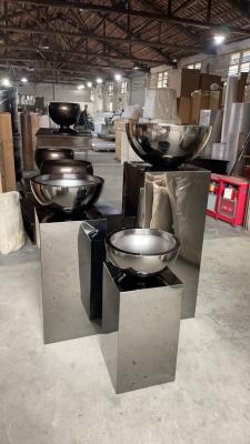 China Indoor / Outdoor Stainless Steel Water Feature OEM Water Feature Sculpture for sale