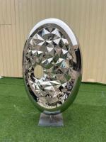 China Rust Proof Stainless Steel Outdoor Sculpture Custom Dimensions Art Table for sale