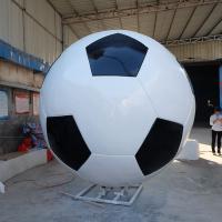 China Custom Dimensions Metal Football 304 / 316 Football Sculpture for sale