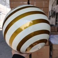 China Customized Large Christmas Decoration Balls Various Pattern Large Outdoor Christmas Balls for sale