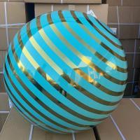 China Customized Large Christmas Decoration Balls Various Pattern Large Outdoor Christmas Balls for sale