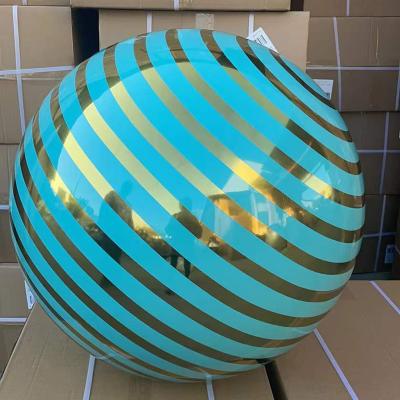 China Customized Large Christmas Decoration Balls Various Pattern Large Outdoor Christmas Balls for sale