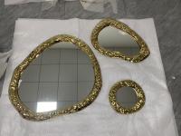 China Custom Dimensions Mirror Polished Rust Resistant Metal Wall Decoration and Stainless Steel Wall Art for sale