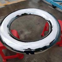 China Stainless Steel Swimming Ring Wall Art for Yacht Club Decor for sale