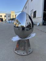 China Stainless Steel Art Egg Outdoor Decorative Sculpture for sale