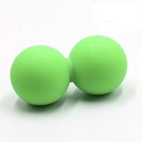 China Silicone Peanut Double Lacrosse Massage Ball For Myofascial Release for sale