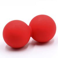 China Silicone Peanut Double Lacrosse Massage Ball For Myofascial Release for sale