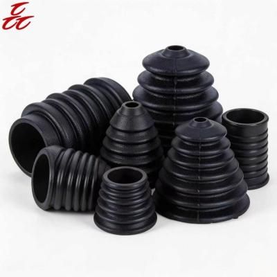 China Drive Shaft Flexible EPDM Rubber Bellows Custom Dust Cover Bellows for sale