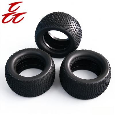 China Off Road Toy Car Rubber Tires Wear Resistant With Dense Knob Tread Aggressive Grip for sale