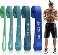 China Portable Latex Pull Up Assist Resistance Bands Heavy Strength Training Bands for sale