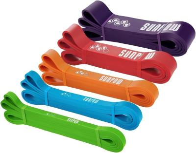 China Portable Latex Pull Up Assist Resistance Bands Heavy Strength Training Bands for sale