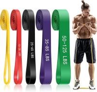 China Portable Latex Pull Up Assist Resistance Bands Heavy Strength Training Bands for sale