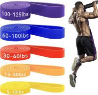 China Portable Latex Pull Up Assist Resistance Bands Heavy Strength Training Bands for sale