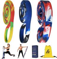 China Elastic Pull Up Assist Bands Long Resistance Bands Set For Working Out Physical Therapy for sale