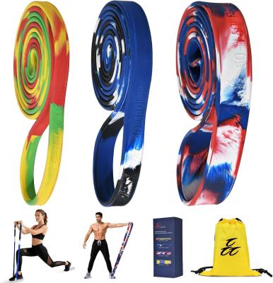 China Elastic Pull Up Assist Bands Long Resistance Bands Set For Working Out Physical Therapy for sale