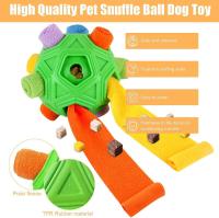 China Non Toxic Snuffle Ball Dog Toy Interactive Dog Puzzle Feeder for sale