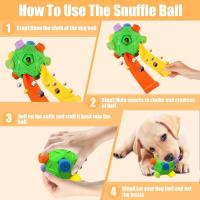 China Non Toxic Snuffle Ball Dog Toy Interactive Dog Puzzle Feeder for sale