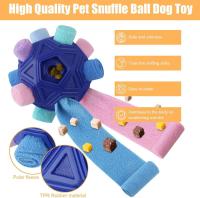 China Indoor Outdoor Snuffle Ball Dog Toy Interactive Dog Food Puzzle Toys For Stress Relief for sale