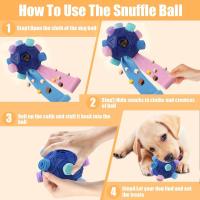 China Indoor Outdoor Snuffle Ball Dog Toy Interactive Dog Food Puzzle Toys For Stress Relief for sale