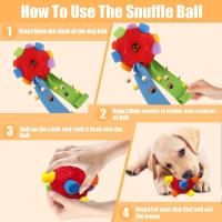 China Durable Safe Dog Snuffle Ball Interactive Puzzle Dog Toys Slow Feeder For Training Stress Relief for sale