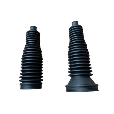 China Shock Absorber Black Rubber Bellows Dust Cover For Car Suspension for sale