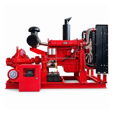 China Diesel Engine Driven Double Suction Split Case Fire Pump for sale
