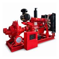 China Diesel Engine Driven Double Suction Split Case Fire Pump for sale