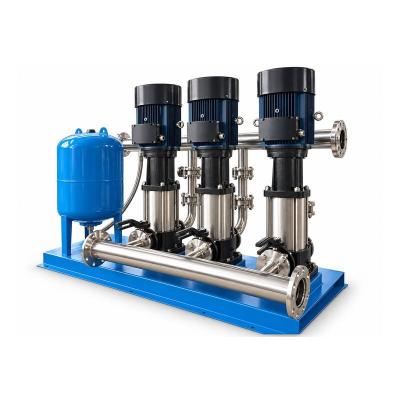 China YIDISHUI Vertical Multistage Booster Pump Set with Pressure Tank for sale
