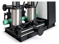China YIDISHUI Twin-Pump Booster Set with Carbon Steel Manifolds and Control Cabinet for sale