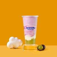 China Grape Fruit Bubble Tea Franchise Probiotic Refreshing Fruit Tea With Yogurt for sale