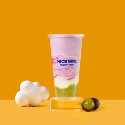 China Grape Fruit Bubble Tea Franchise Probiotic Refreshing Fruit Tea With Yogurt for sale