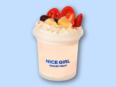 China Peach Low Fat Frozen Yogurt Authentic Flavor Zero Experience Franchise Entry for sale
