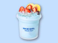China Natural Phycocyanin Yogurt Fruit Cup Franchise Tasty Digestive For Gut Health for sale
