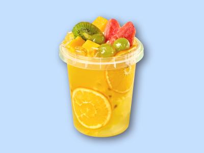 China Handcrafted Fruit Tea Bucket Natural Ingredients Healthy Drink Franchise for sale