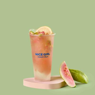 China Handmade Guava Ice Tea Healthy Beverage Franchise With Vibrant Color for sale