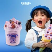 China Chunky Fruit Frozen Yogurt Franchise opportunities in desserts for sale