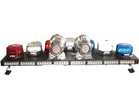 China V7 vehicle lightbr emergency light bar,，Barra de Luces para Patrulla，Rampe lumineuse，Rampe de gyrophares magnétique，Blaulichtbalken ST9137 for sale