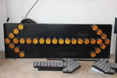 China LED Truck Trailer arrow light Led Traffic Advisor /LED ARROW LIGHT/Traffic Led Arrow Board， LED Traffic Sign Guide Sign for sale