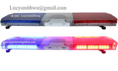 China 1W 48'' super bright LED warning LED lightbar with speaker , Puentes de luces，BALIZA DE BARRA LED，BARRA DE LUCES ST9000 for sale