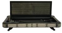 China Led warning lightbar with Led message display board , can shows English words , pictures LCD8000 for sale