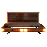 China Led warning lightbar with Led message display board , can shows English words , pictures LCD8000 for sale