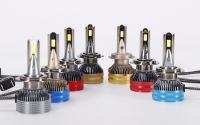 China 65W Auto  LED Headlight Bulbs external 2 copper tube  Auto Lighting H1 H4 H7 H11 9005 9006 9012 D2H ST657 for sale