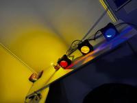 China 35W Dual Color MINI Drive Fog Light Led Driving Lights，effects Front Near Far Spotlight Car Lamp SC35W for sale