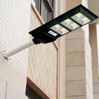 China Smart Light Control Integrated IP65 ABS Street Lamp 50W 100W 150W 200W 250W Solar LED Street Light for sale